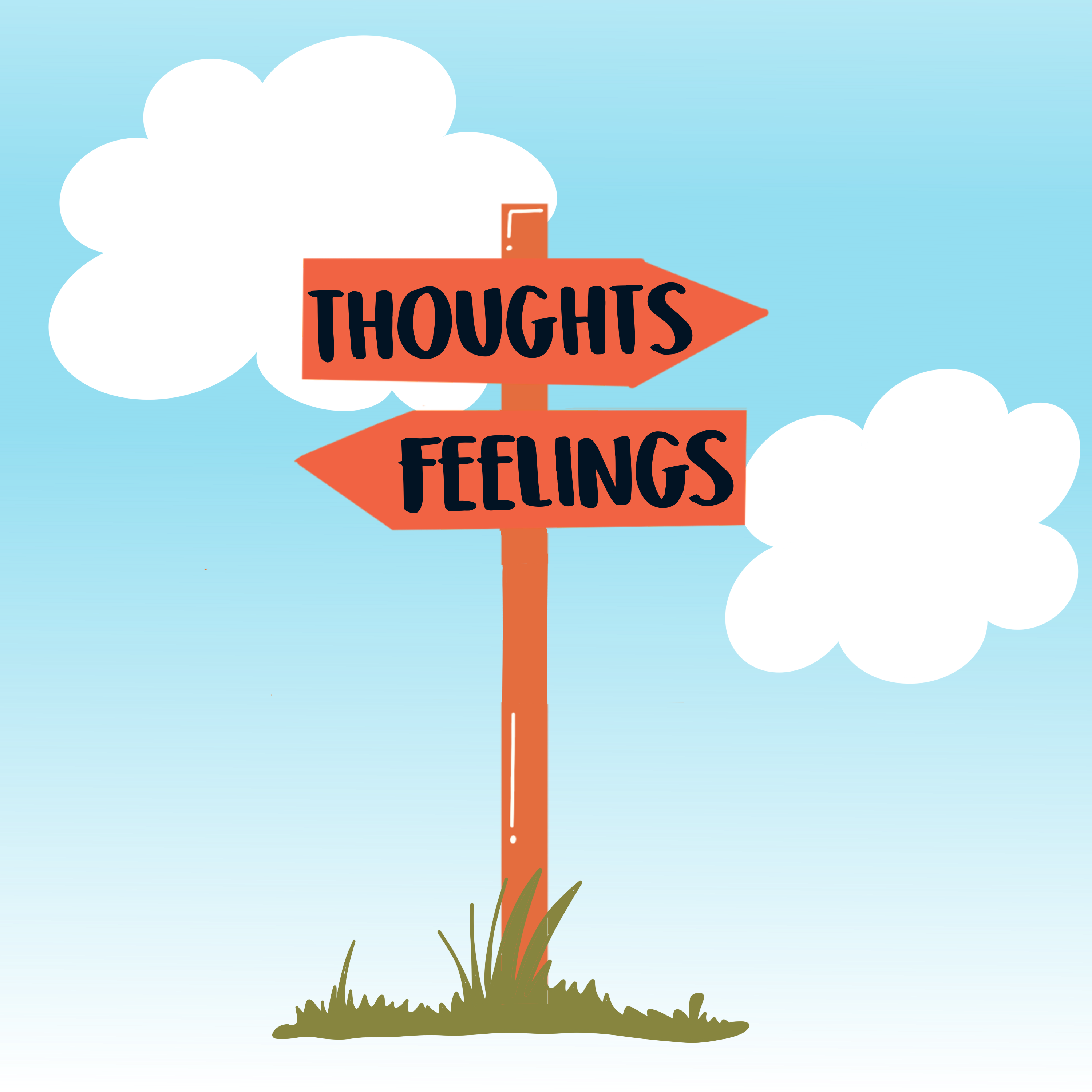 Thoughts Feeling Signpost Juli Dosad Illustrator - Kent Resilience Hub